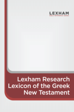 Lexham Research Lexicon of the Greek New Testament | Logos Bible Software