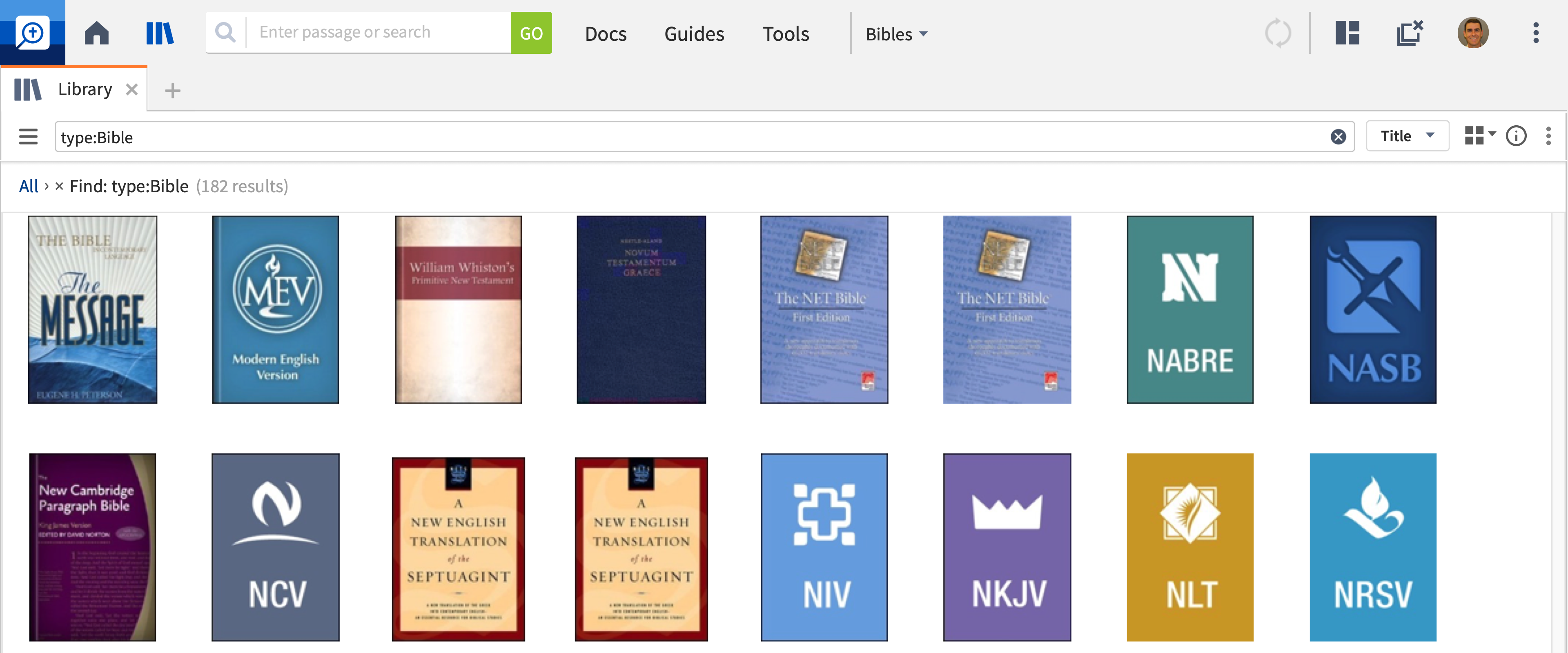 2. How to Read Your Bible in Logos – Logos Help Center