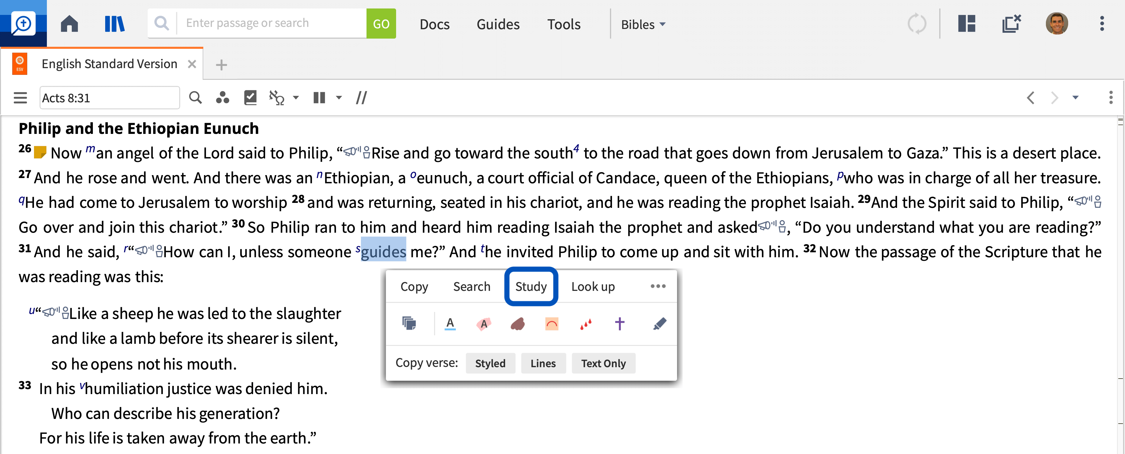 5. Study a Word in Logos – Logos Help Center