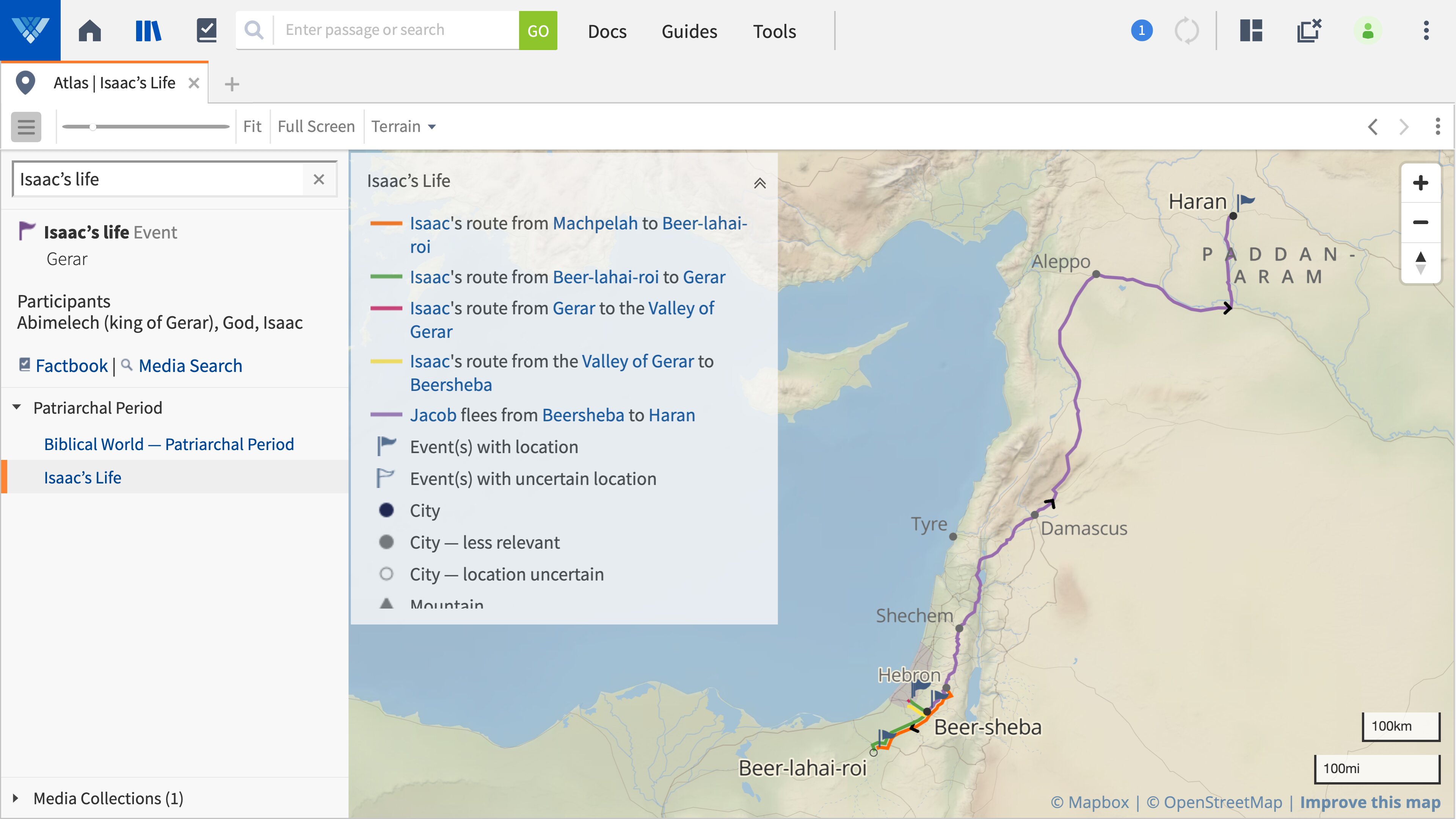 Using Maps – Verbum Support