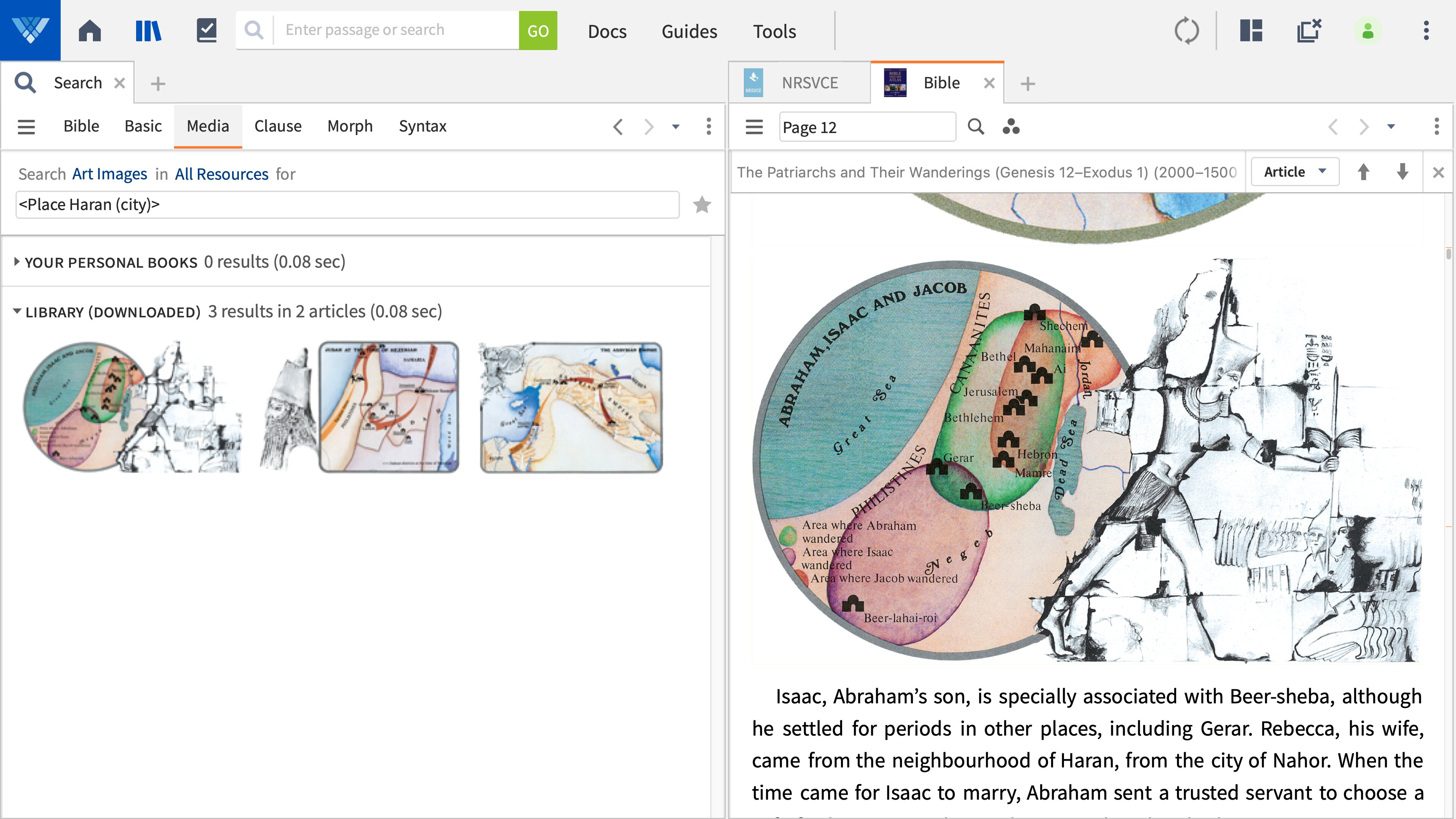 Using Maps – Verbum Support