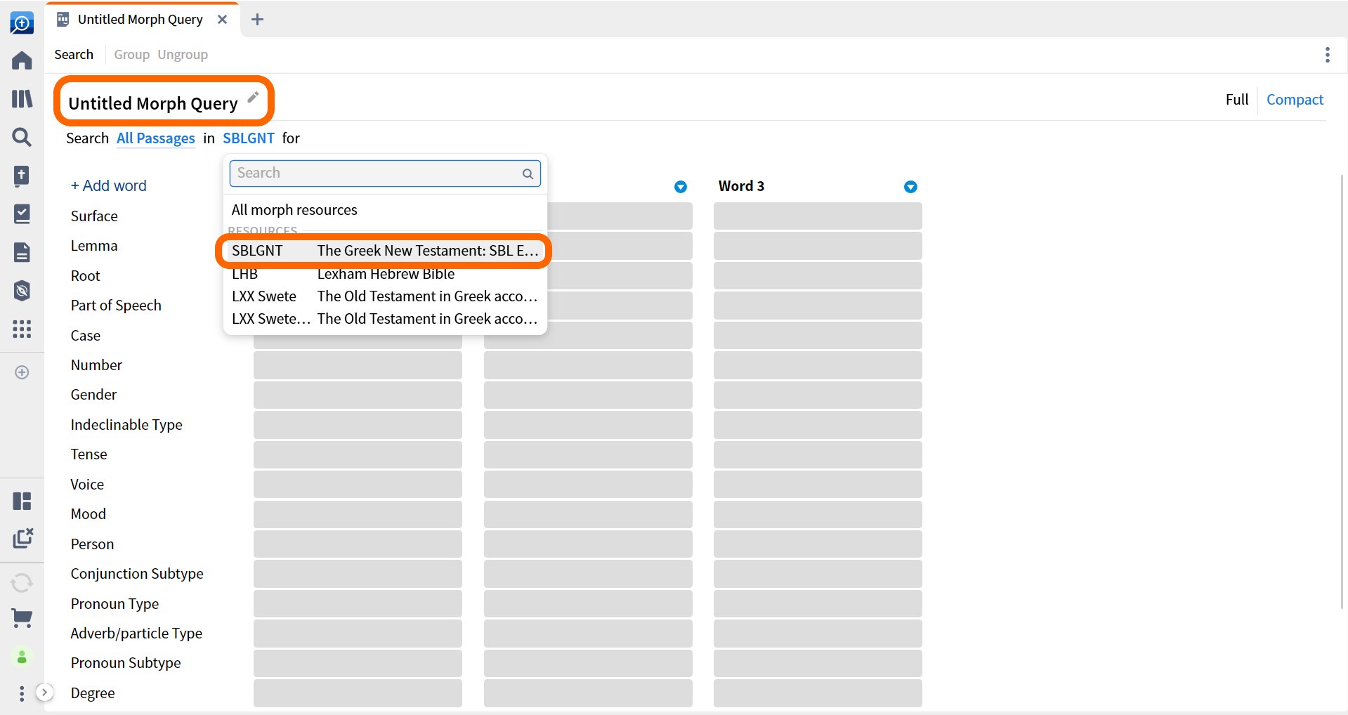 Morph Query Logos Help Center 