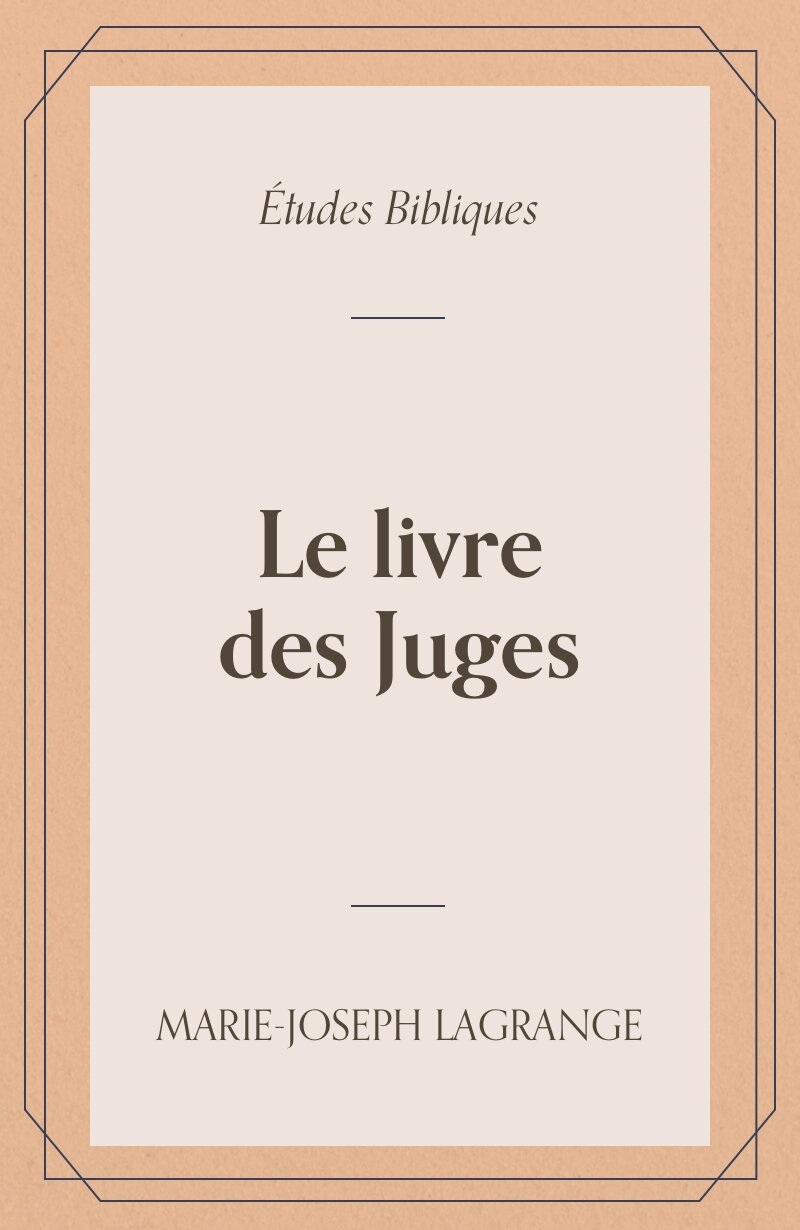 Le livre des Juges | Logos Bible Software