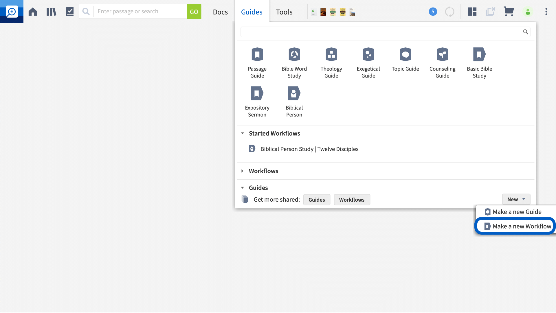 Workflow Editor – Logos Help Center