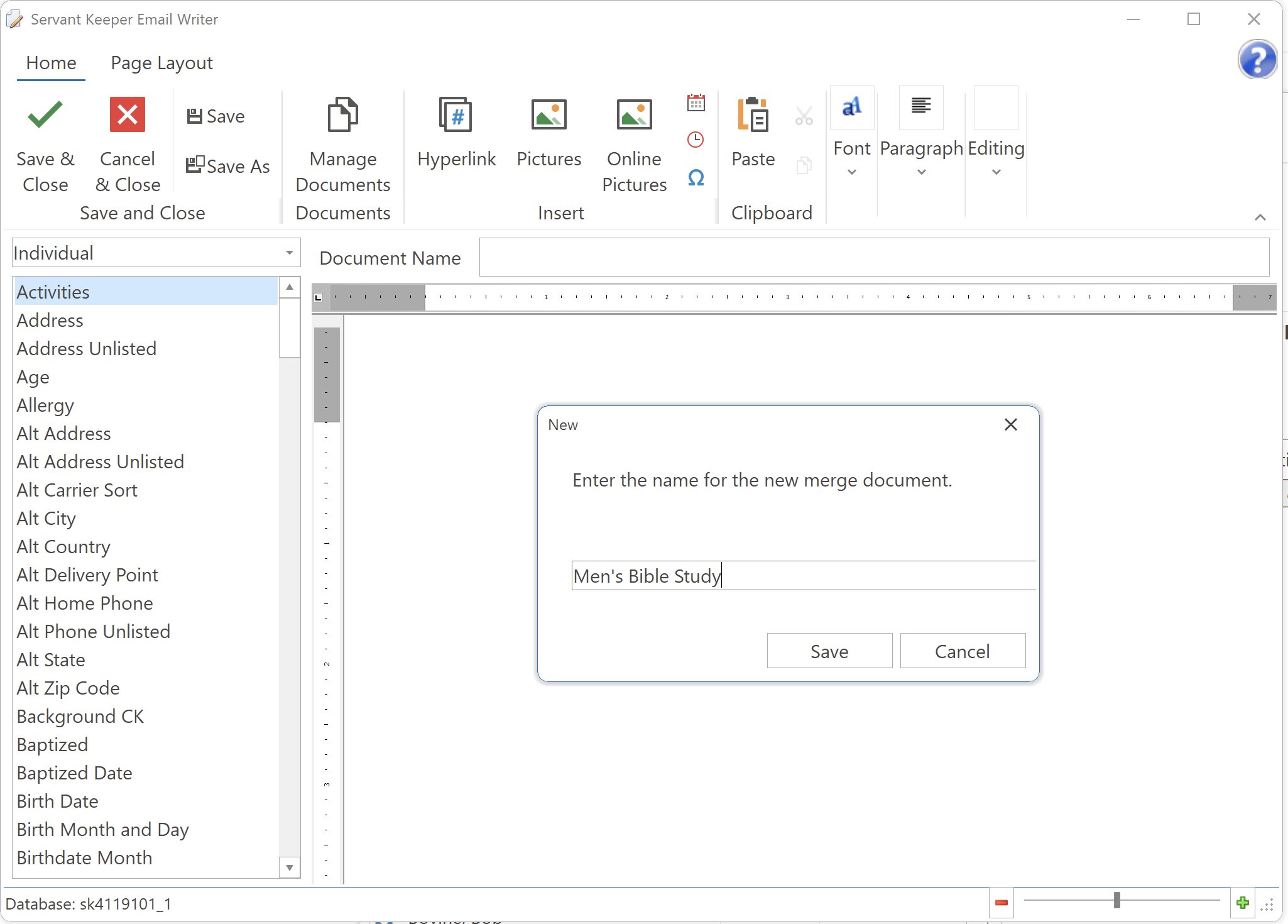 SK8 - Creating an Email Writer Template