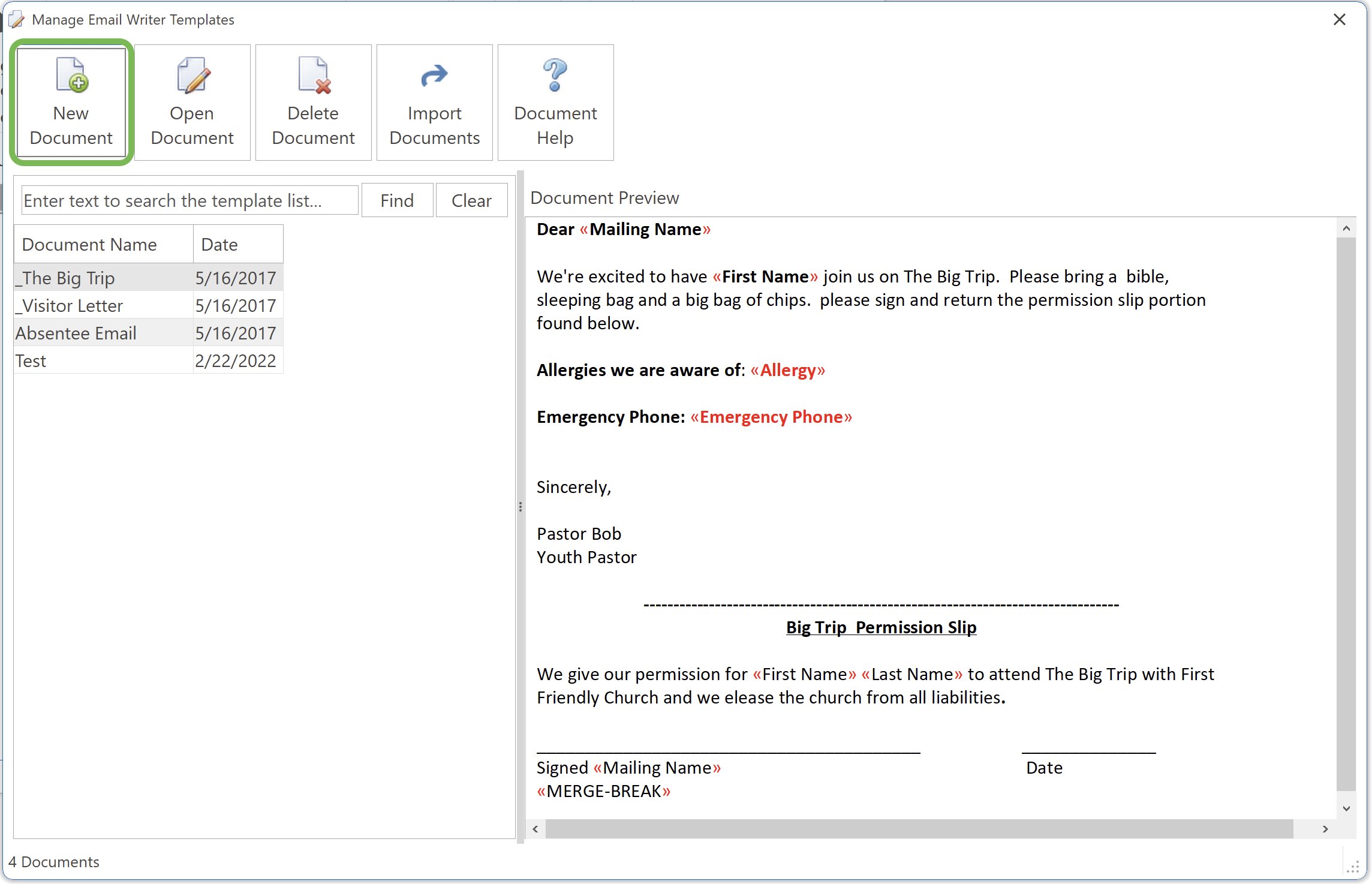 SK8 - Creating an Email Writer Template