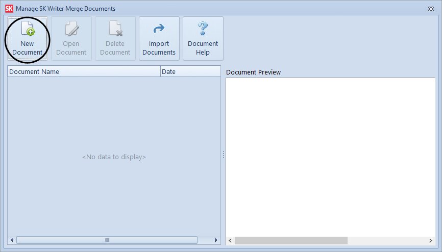 SK8 - Creating an SK Writer Document