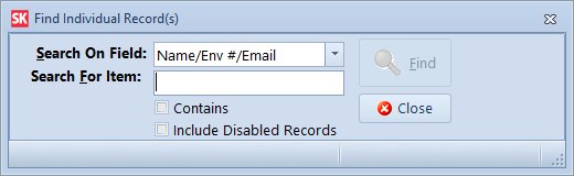 SK8 - Using the Find Tool to Search for Individuals