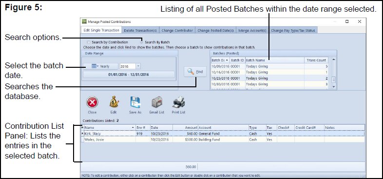Editing a Single Posted Transaction | Article