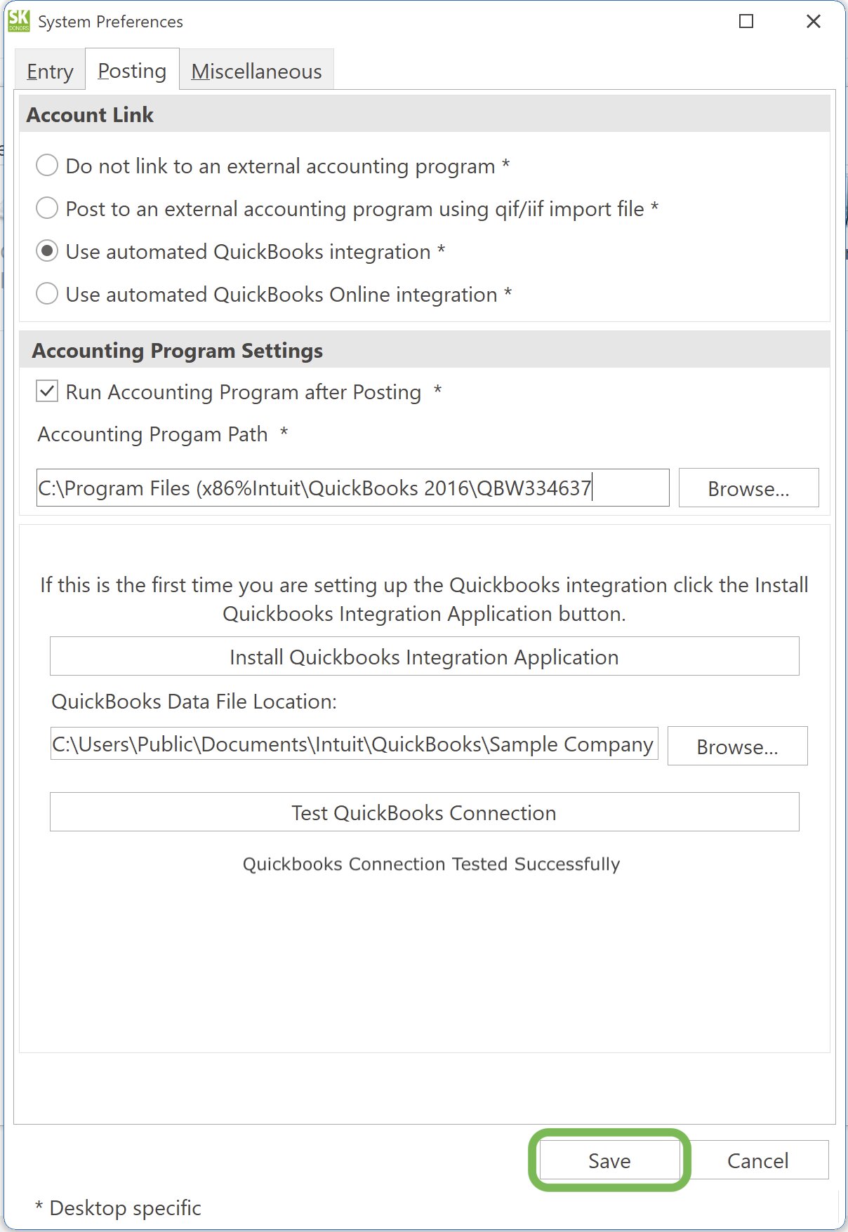 Linking with QuickBooks (Automated) | Article