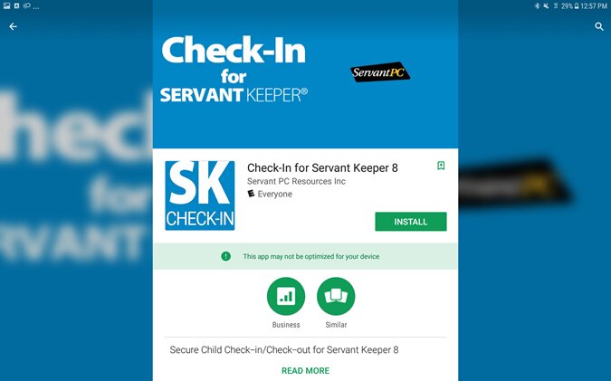 Check-In Mobile App Installation