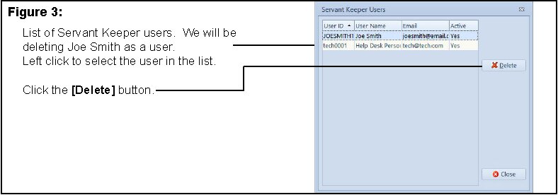 Deleting Servant Keeper Users | Article