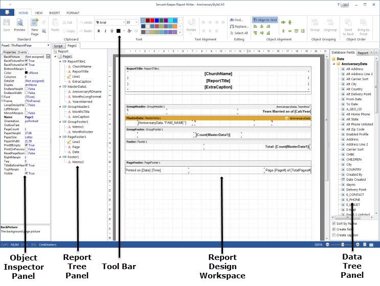 SK8 - Introduction to the Report Editor