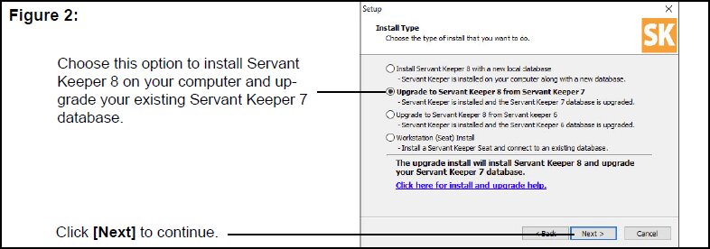 SK8 - Upgrade from Servant Keeper 7 Local (to SK8 Local)