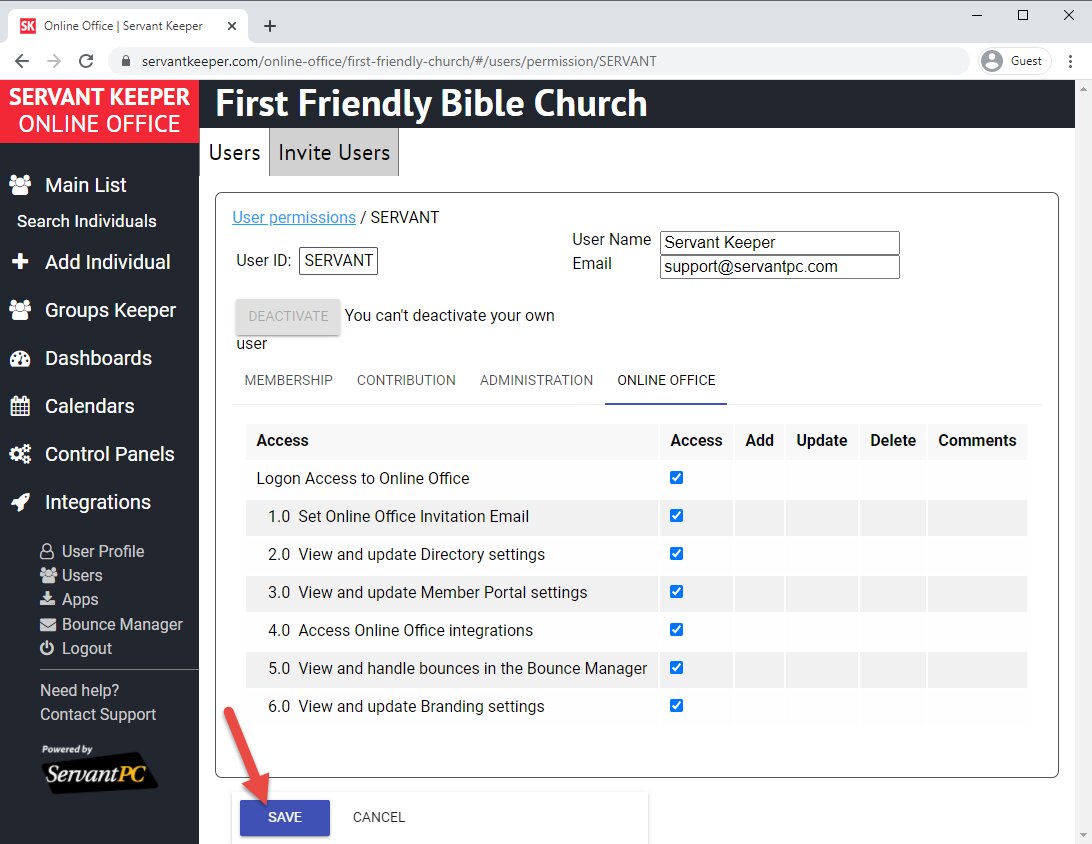 Updating Online Office User Security | Article