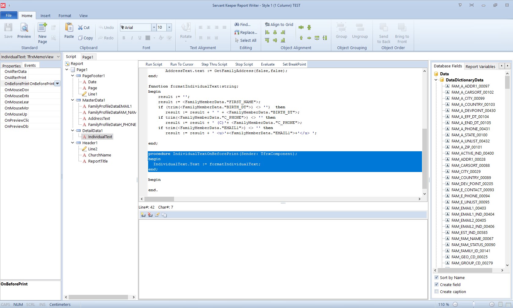 Editing Reports Using the Report Editor | Article