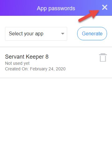 Changing Yahoo Settings - Using App Passwords