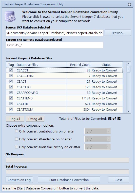 SK8 - Upgrade from Servant Keeper 7 Local (to SK8 Cloud)