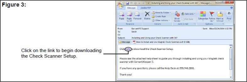 SK7 - Installing the MagTek Check Scanner