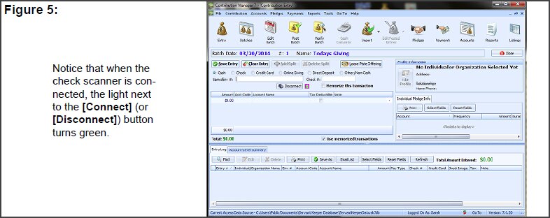 SK7 - Using the MagTek Check Scanner