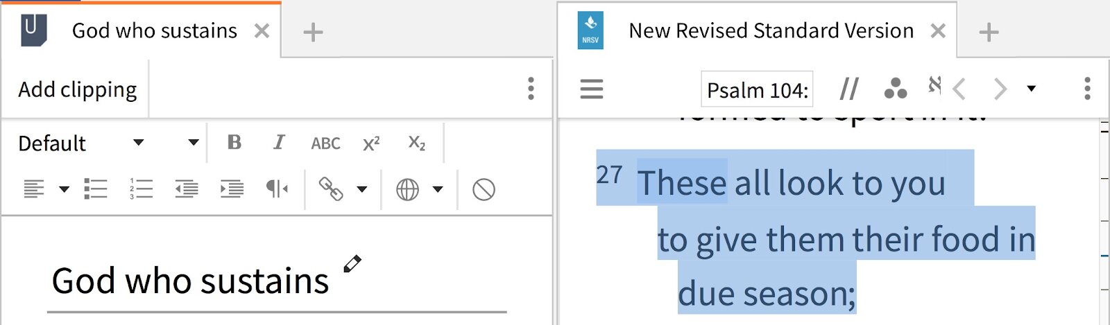 Create, Organize, and Export Clippings – Logos Help Center