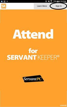 SK8 - Greet and Attend V8 Installation on an Android Device