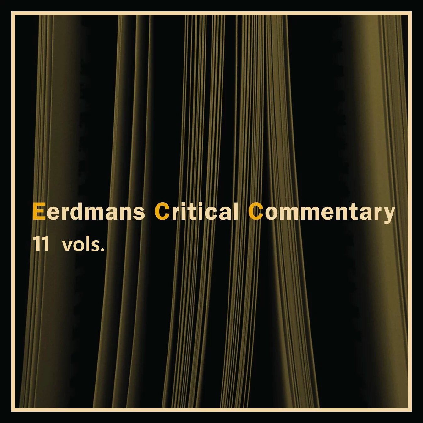 Eerdmans Critical Commentary Series | ECC (11 vols.) - Verbum