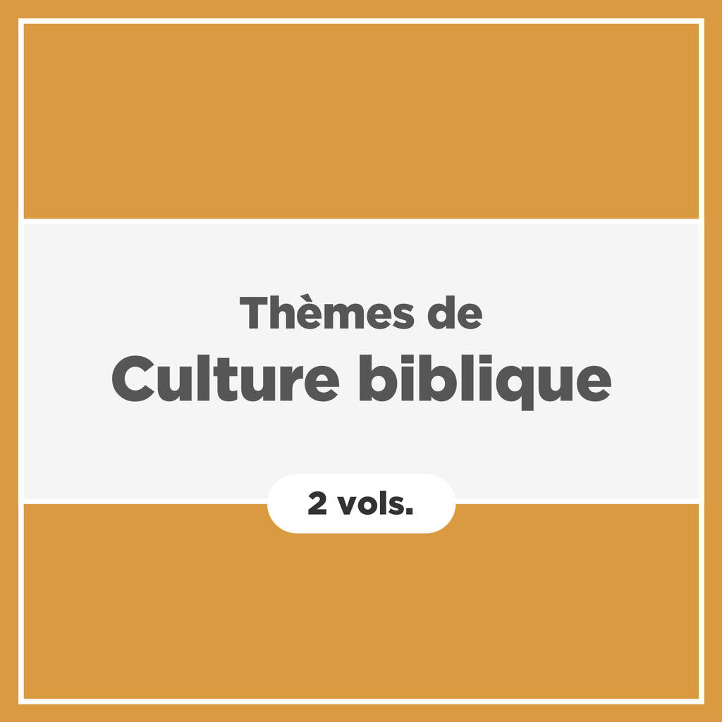 Thèmes Culture biblique - Verbum