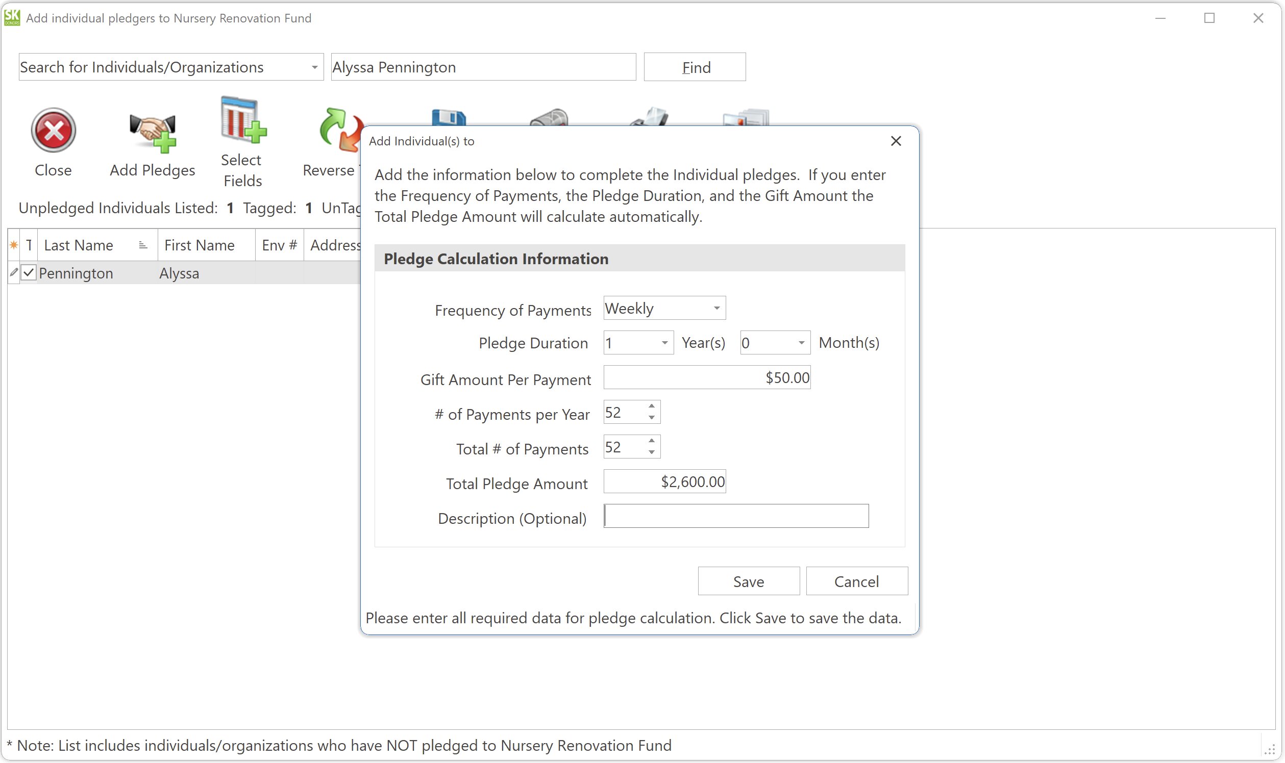 SK8 - Creating a Pledge Account and Adding Pledgers
