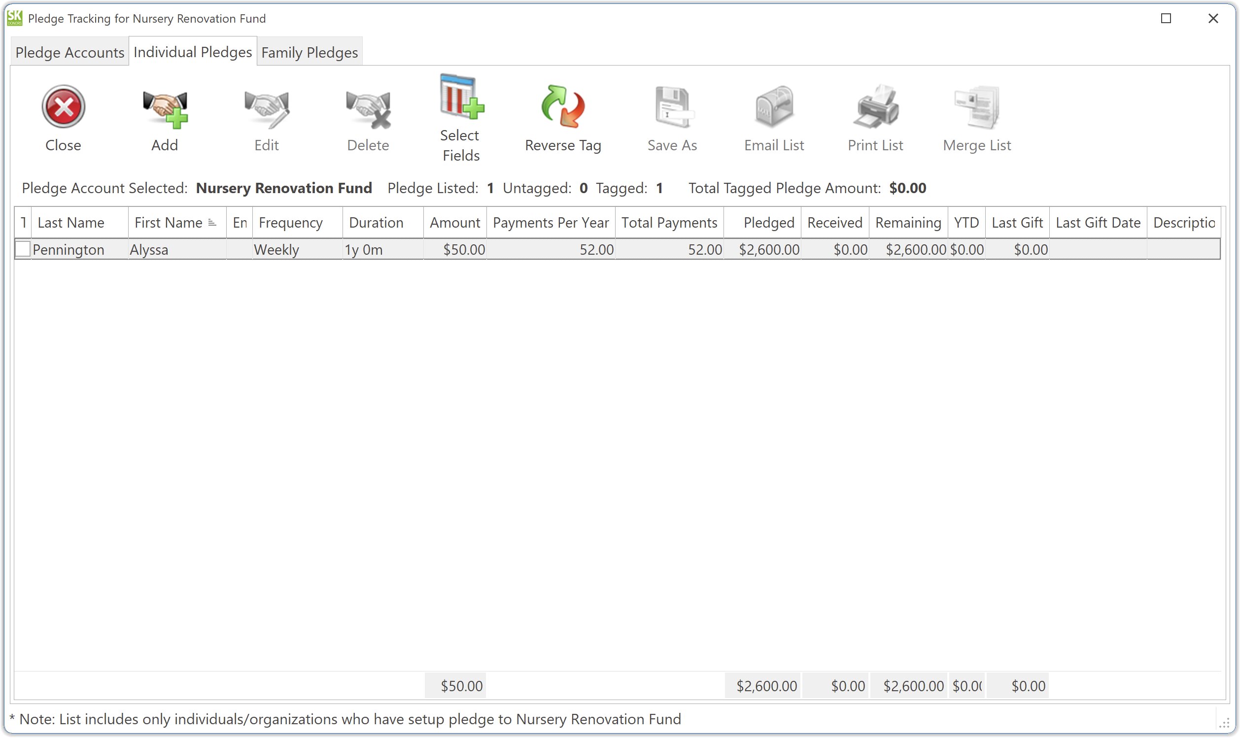 SK8 - Creating a Pledge Account and Adding Pledgers
