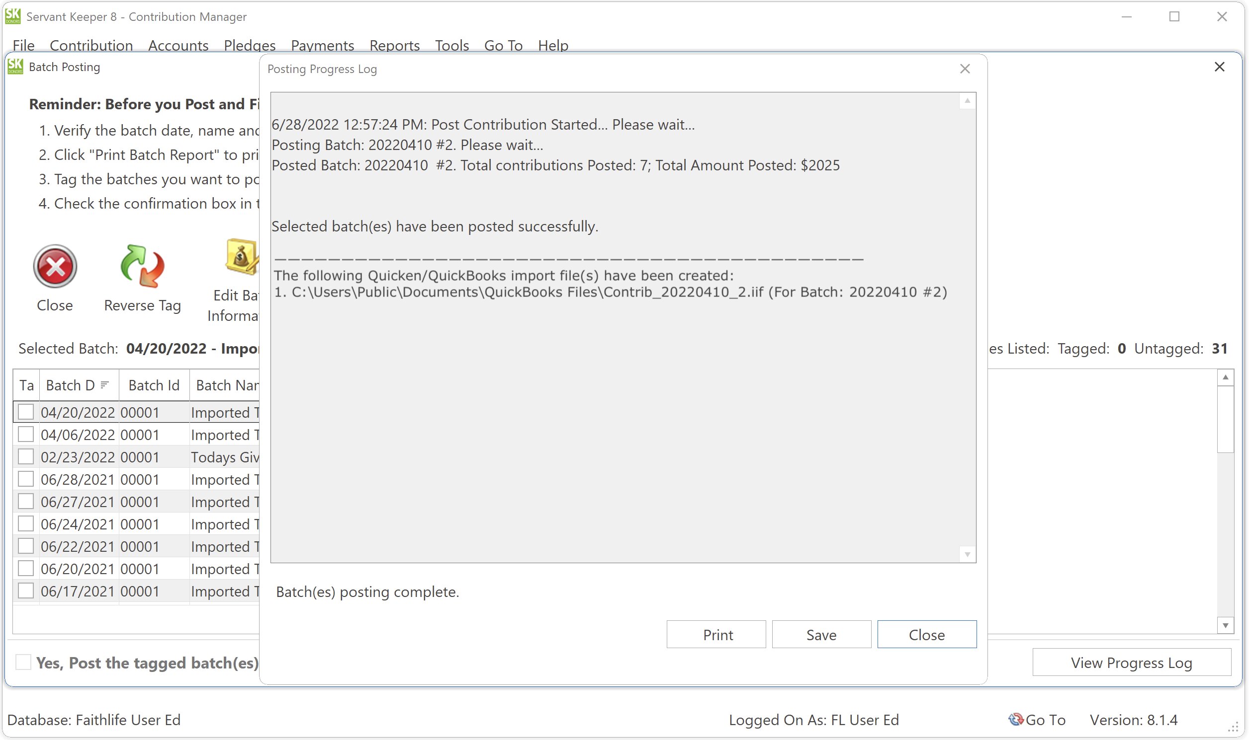 Linking with Quicken or QuickBooks (Using an Import File) | Article