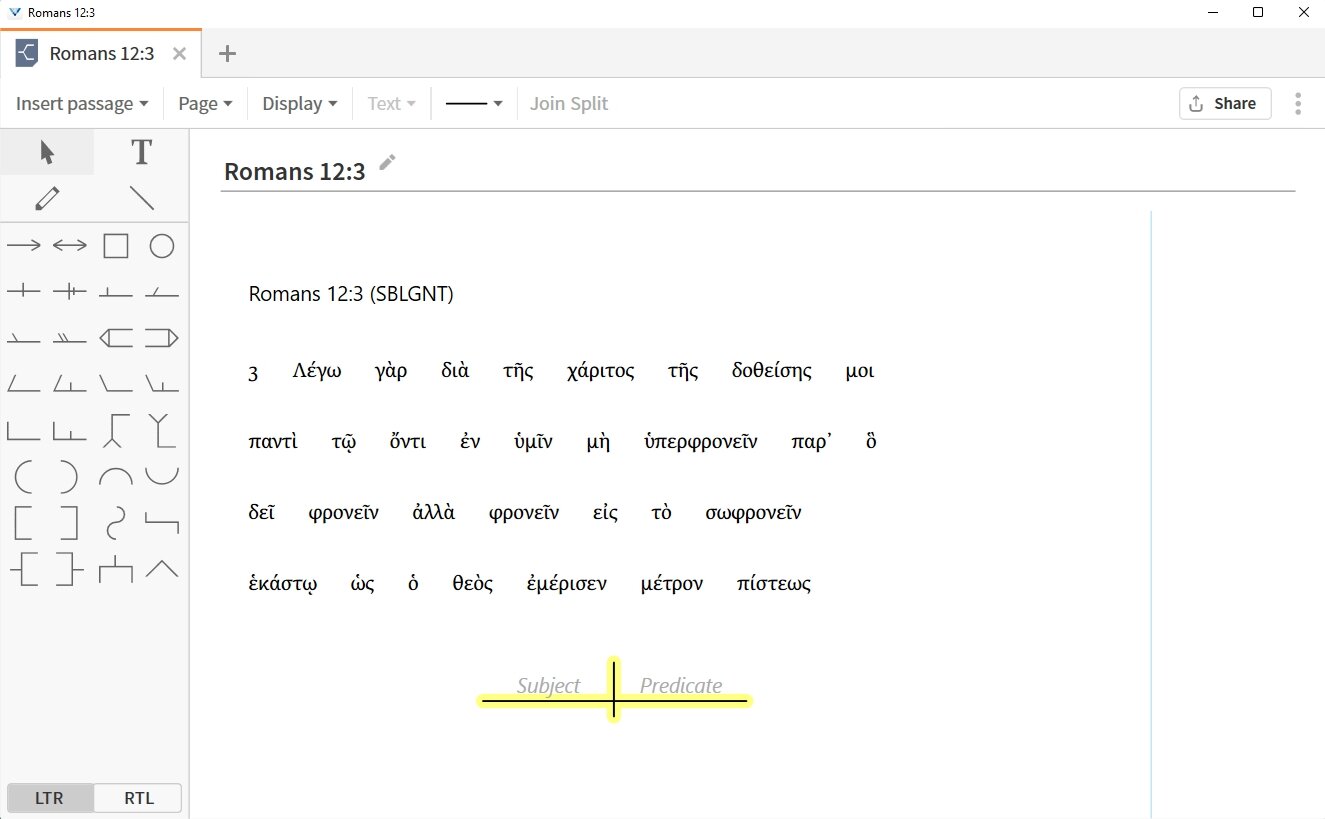 Sentence Diagram – Verbum Support