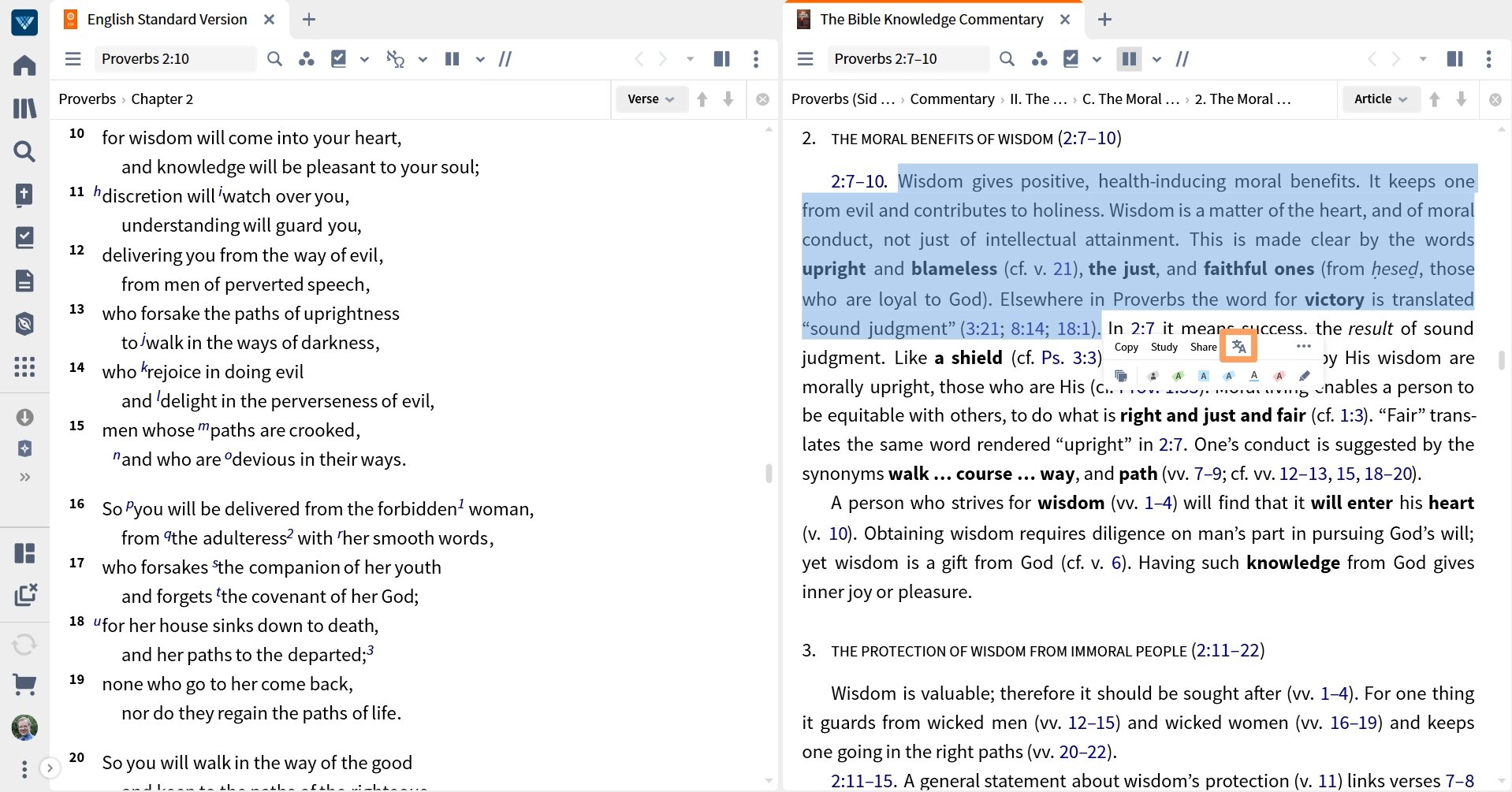 Auto Translate Resources – Verbum Support