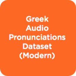 Greek Audio Pronunciation Dataset (Modern) | Logos Bible Software