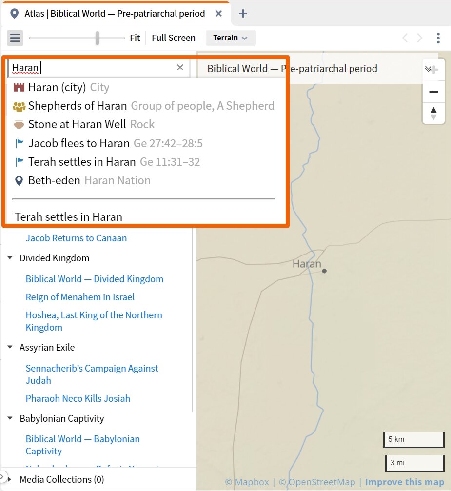 Using Maps – Verbum Support