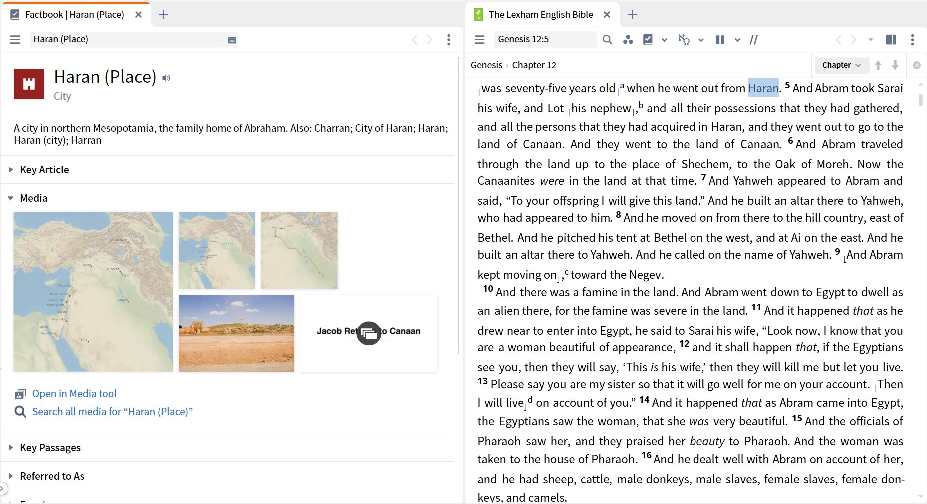 Using Maps – Verbum Support