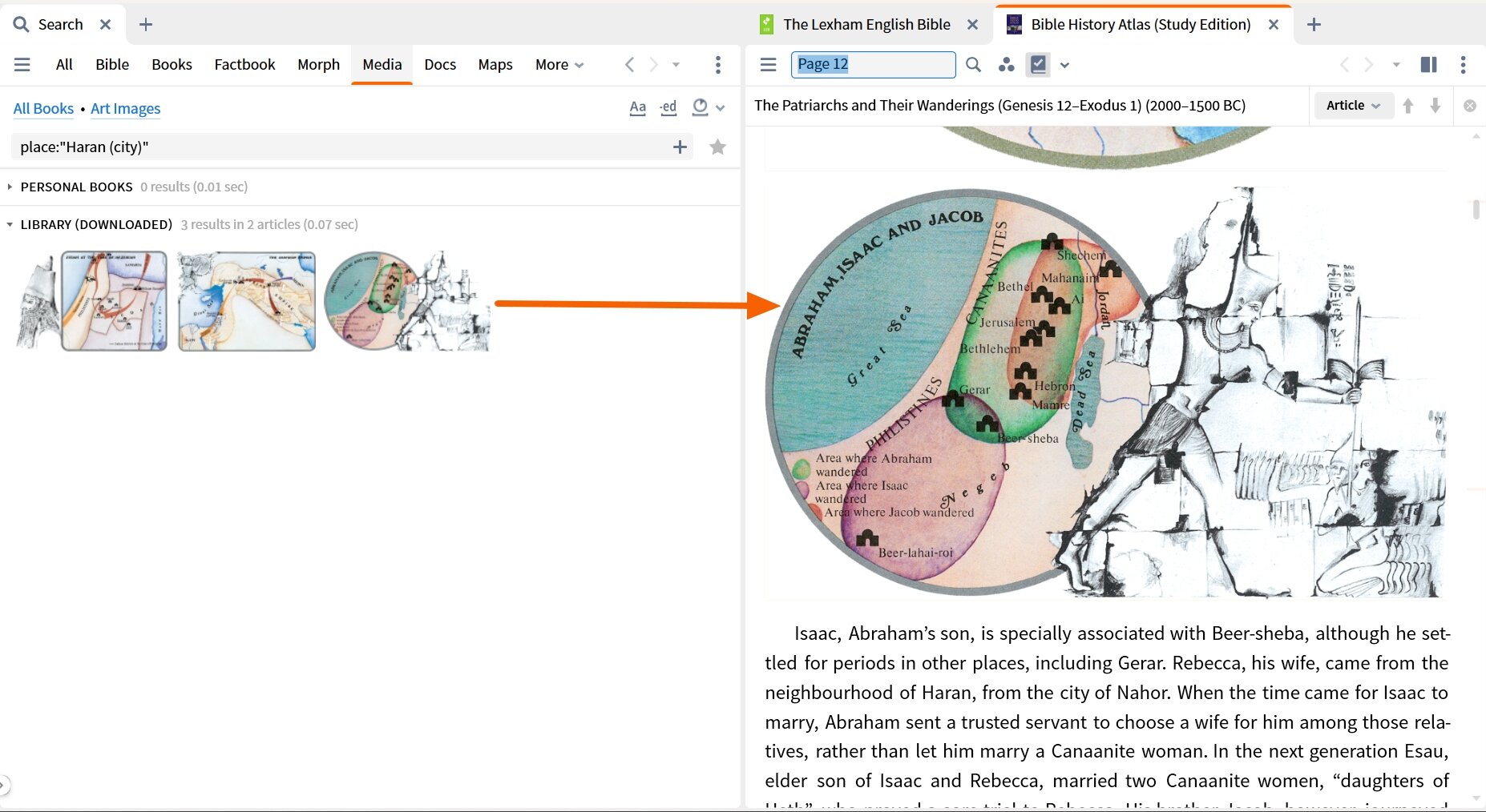 Using Maps – Verbum Support