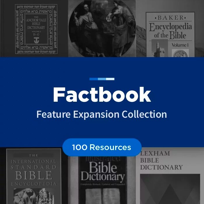 Factbook Collection (100 Resources) | Logos Bible Software