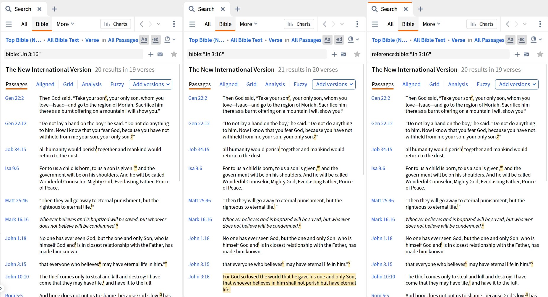 Advanced Searching – Verbum Support