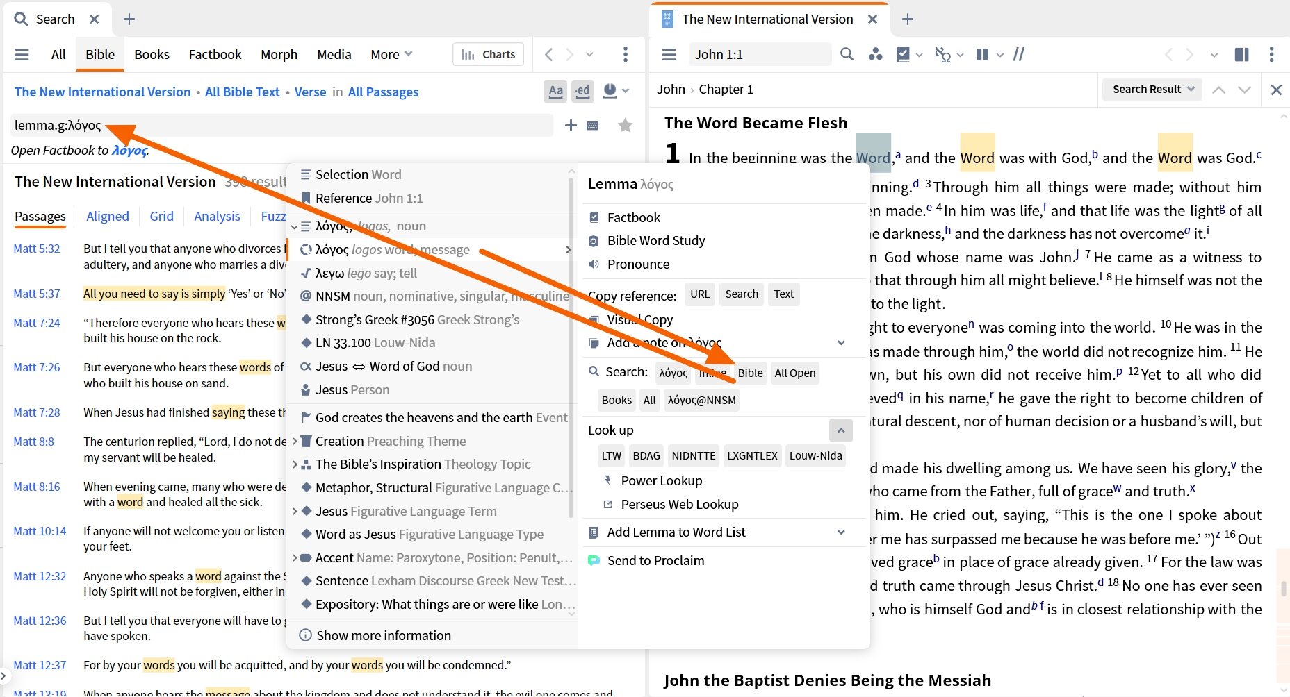 Advanced Searching – Logos Help Center