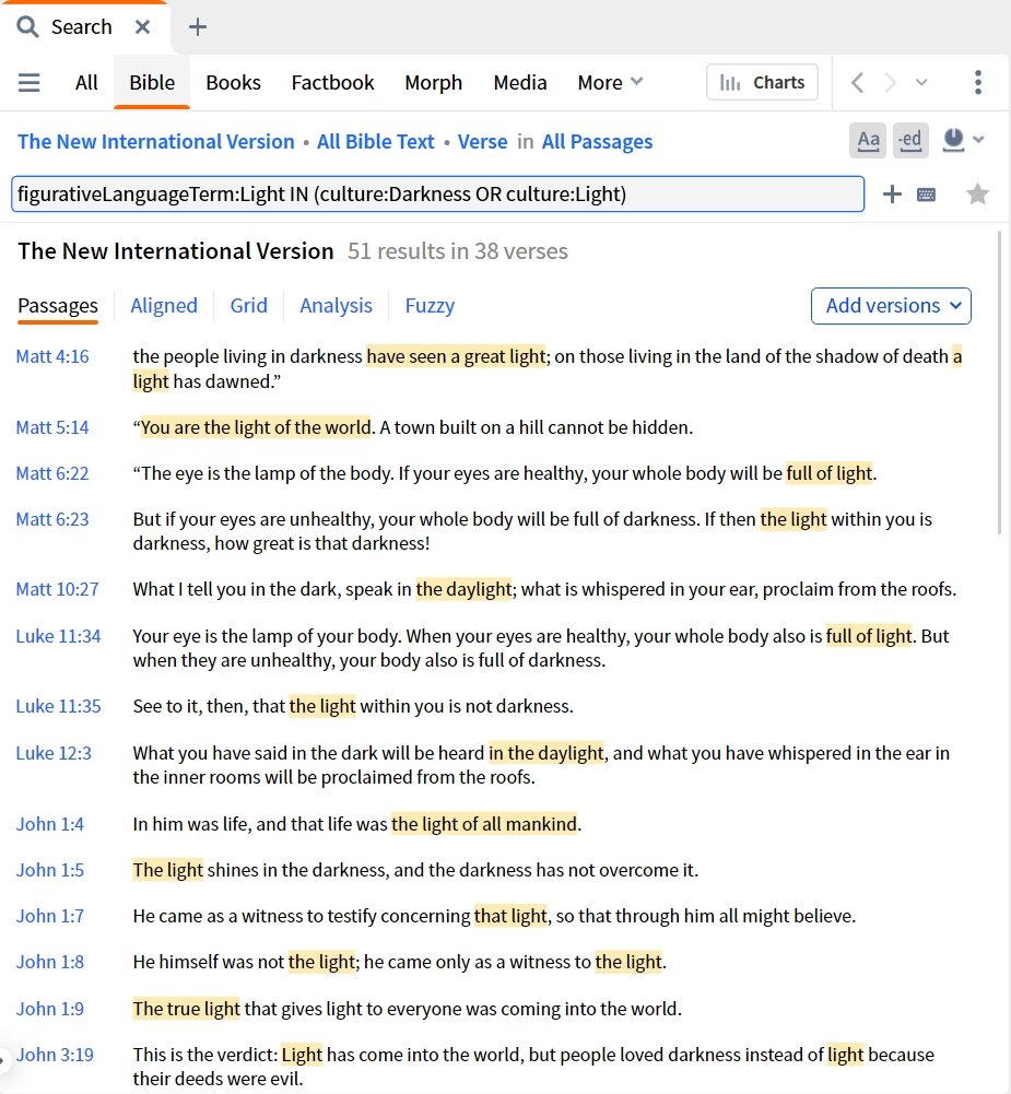Advanced Searching – Verbum Support