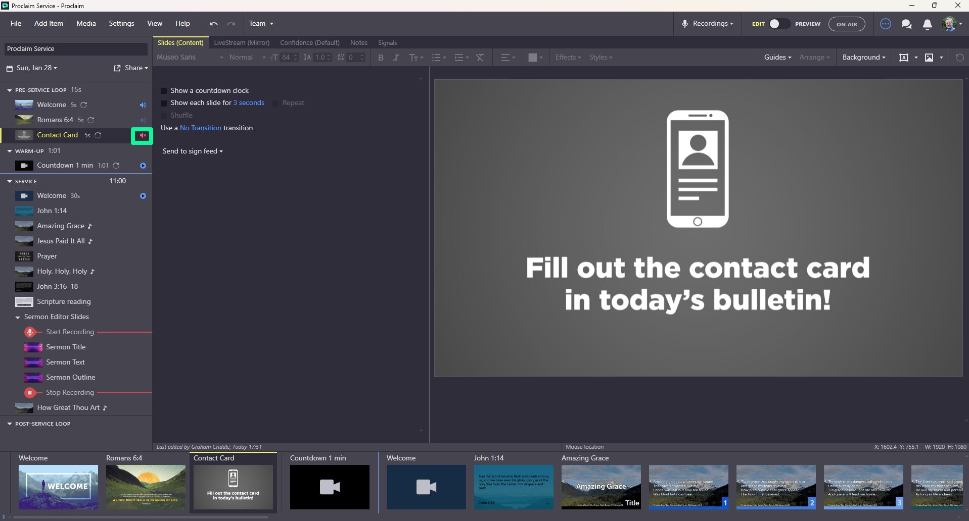 How Do I Add An Audio Track To A Service Item Or Section? – Proclaim