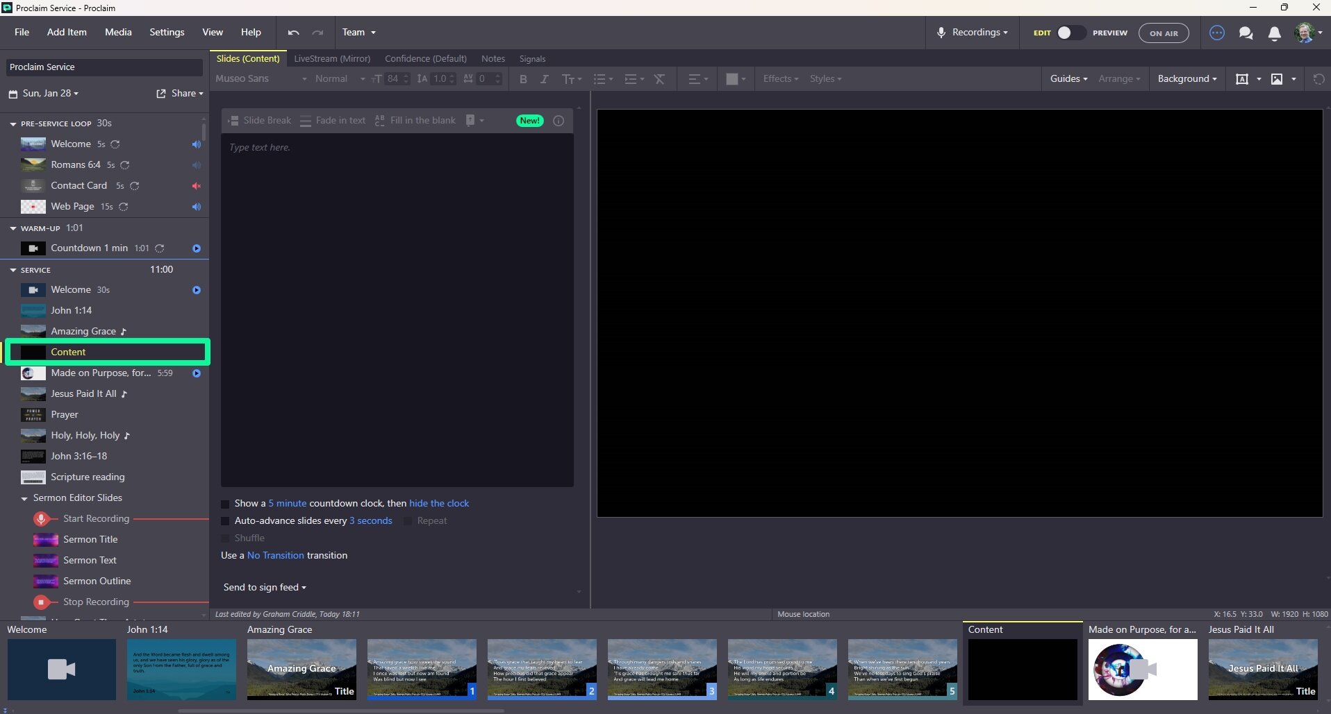 How Do I Add An Audio Track To A Service Item Or Section? – Proclaim