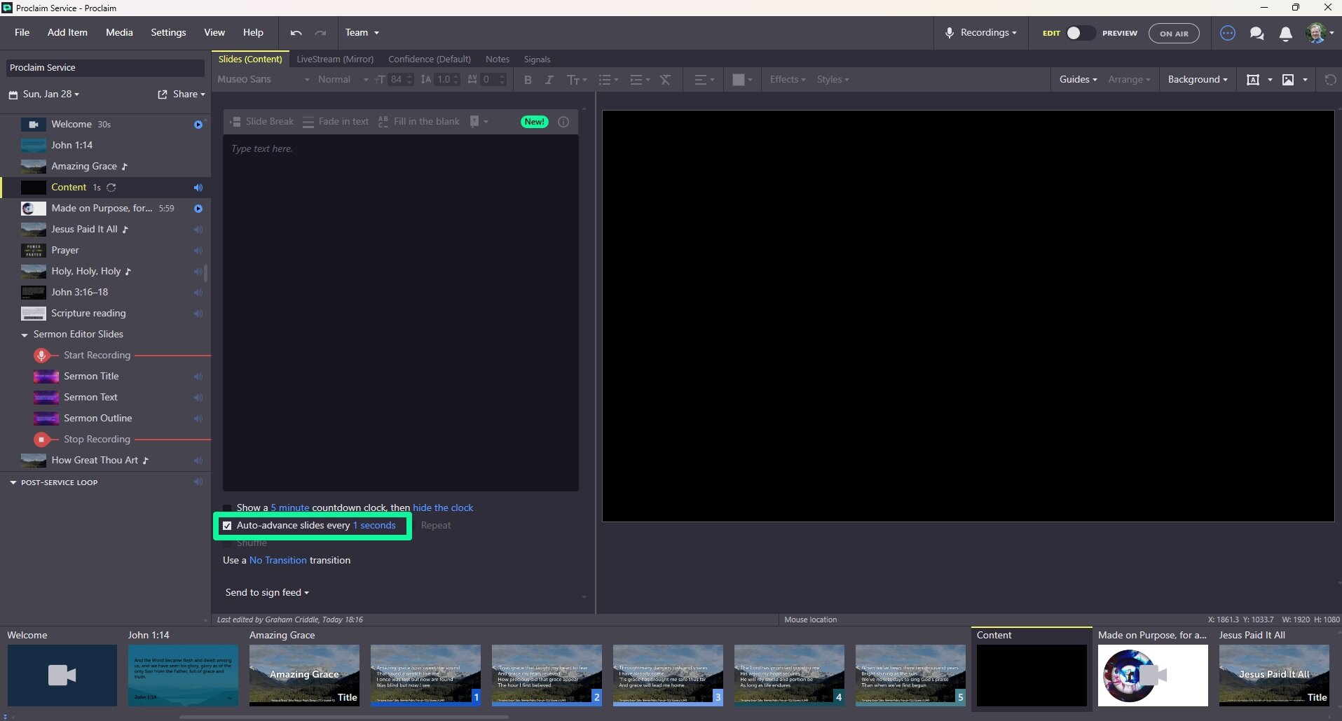 How Do I Add An Audio Track To A Service Item Or Section? – Proclaim