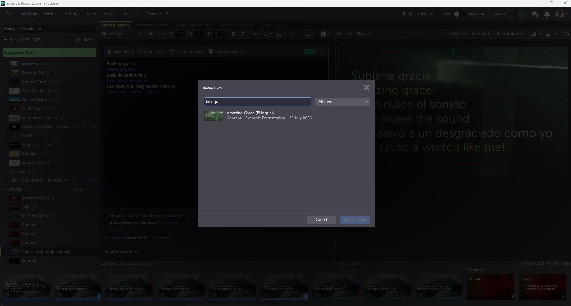 How Do I Use Proclaim In Another Language? – Proclaim
