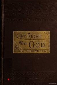Get right with God, : or, there is another fact, and that is | Logos ...