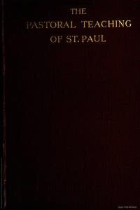 The pastoral teaching of St. Paul - Verbum