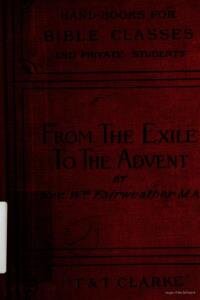 From the exile to the advent | Logos Bible Software