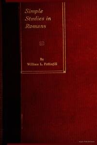 Simple studies in Romans. - Verbum