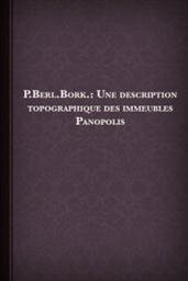 P.Berl.Bork.: Une description topographique des immeubles à Panopolis ...